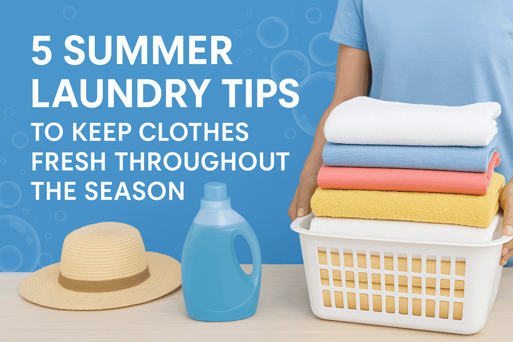 5 Summer Laundry Tips to Keep Clothes Fresh Throughout the Season
